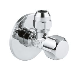 Купить угловой вентиль GROHE 1/2″-3/8″ для подключения смесителей, хром ...
