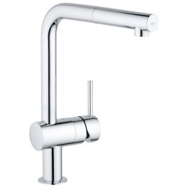 Купить Смеситель для кухни GROHE Minta с выдвижным L-изливом, хром ...